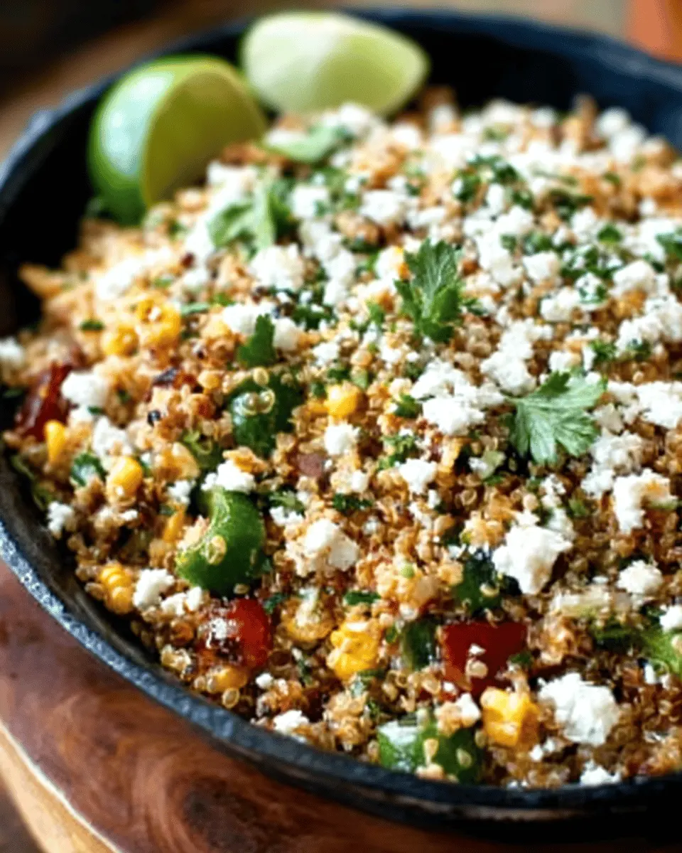 Mexican Street Corn Quinoa - Mommy Easy Recipes