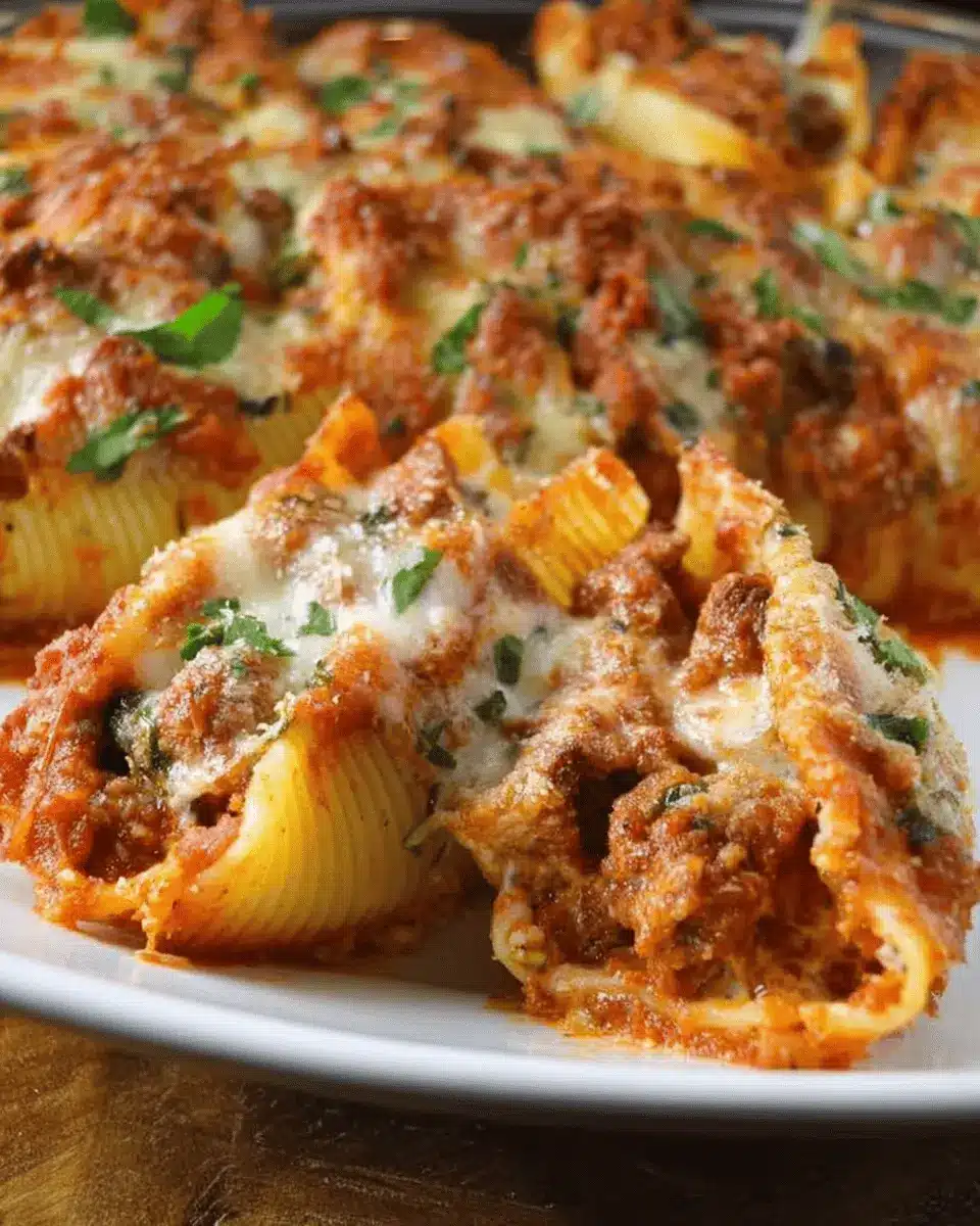 Baked Stuffed Shells - Mommy Easy Recipes