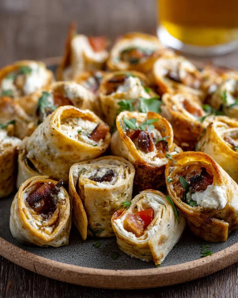 cream cheese tortilla bites